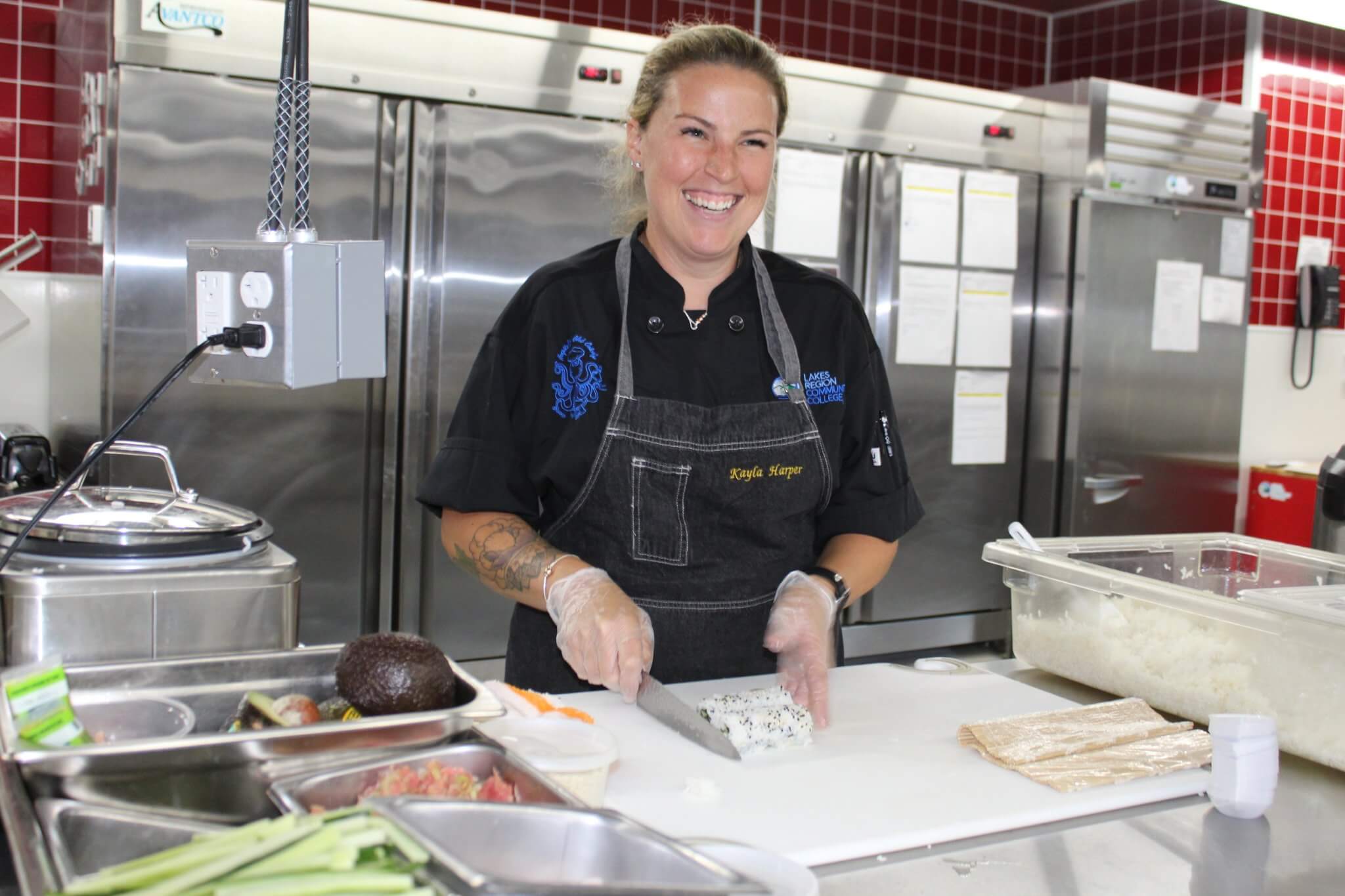 Kayla Harper Cooks Up a New Career at LRCC - Lakes Region Community College